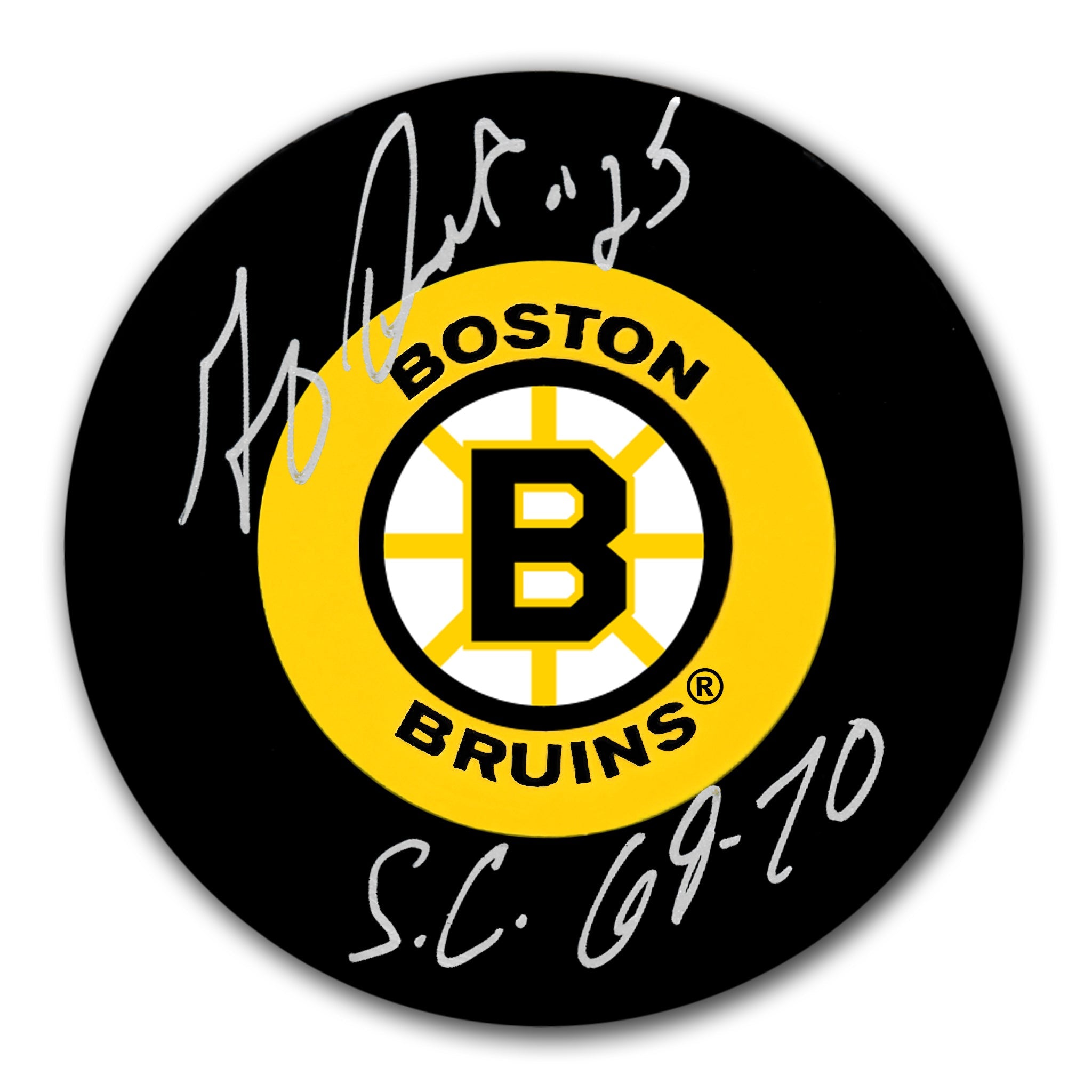 Gary Doak Boston Bruins 1970 Stanley Cup Autographed Puck
