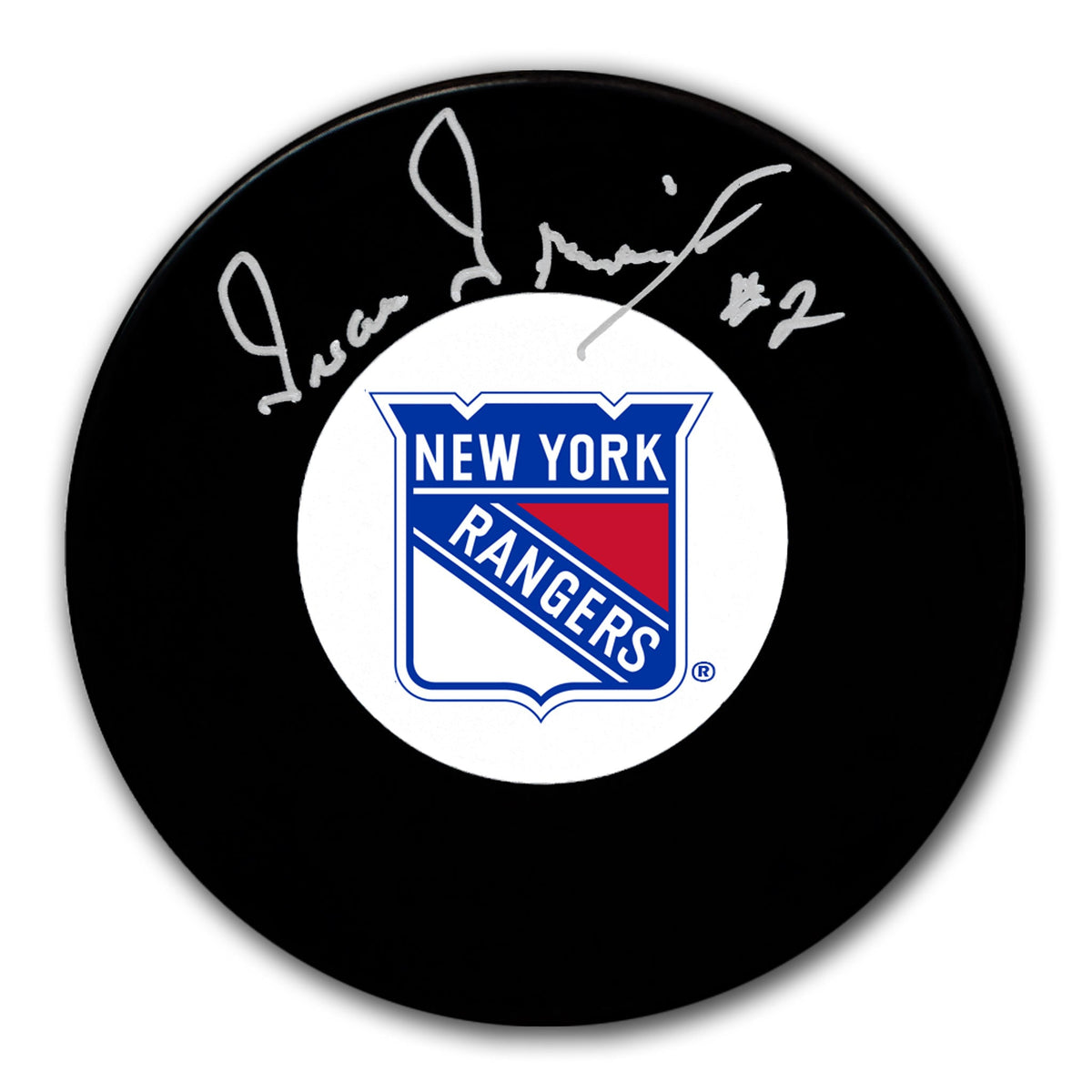 Ivan Irwin New York Rangers Autographed Puck