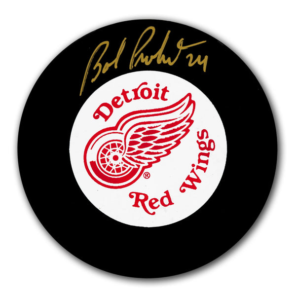 Bob Probert Detroit Red Wings Autographed Puck