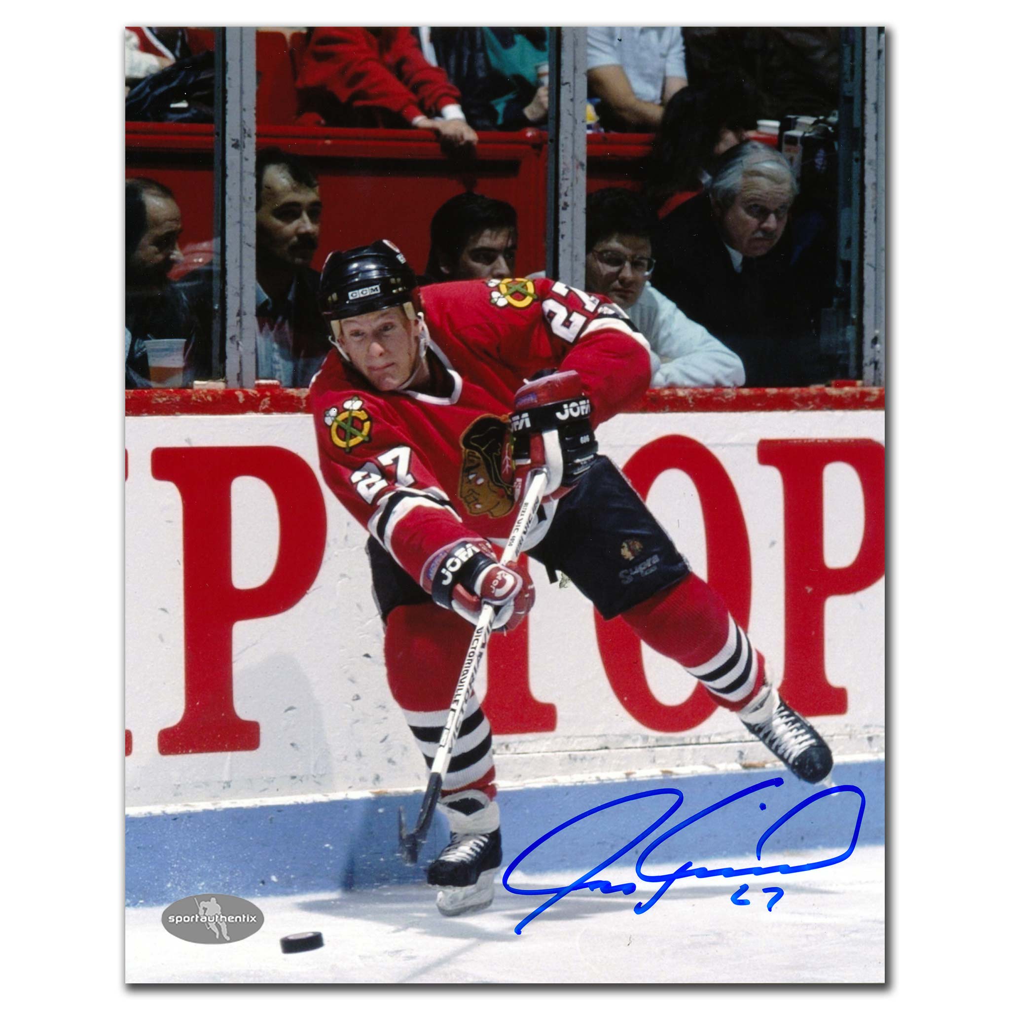 Jeremy Roenick Chicago Blackhawks Autographed 8x10