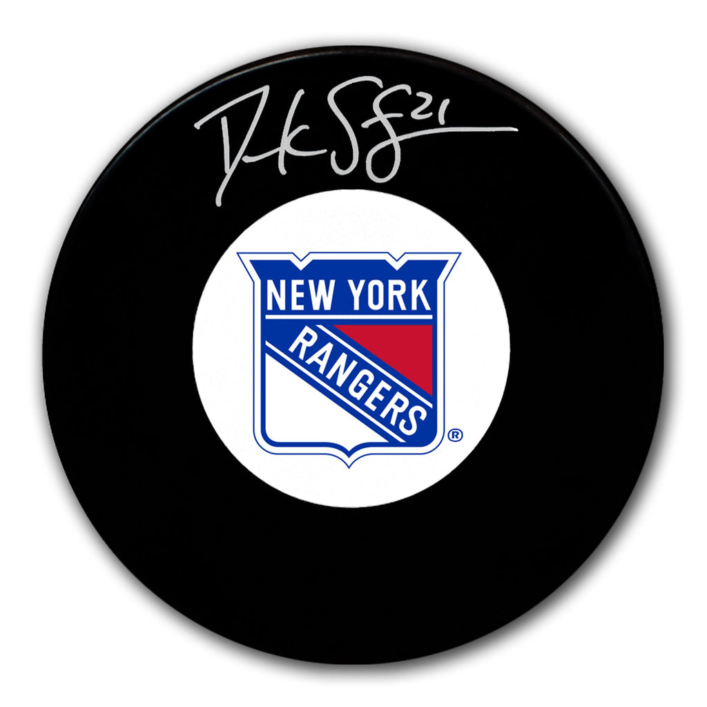 Derek Stepan New York Rangers Autographed Puck